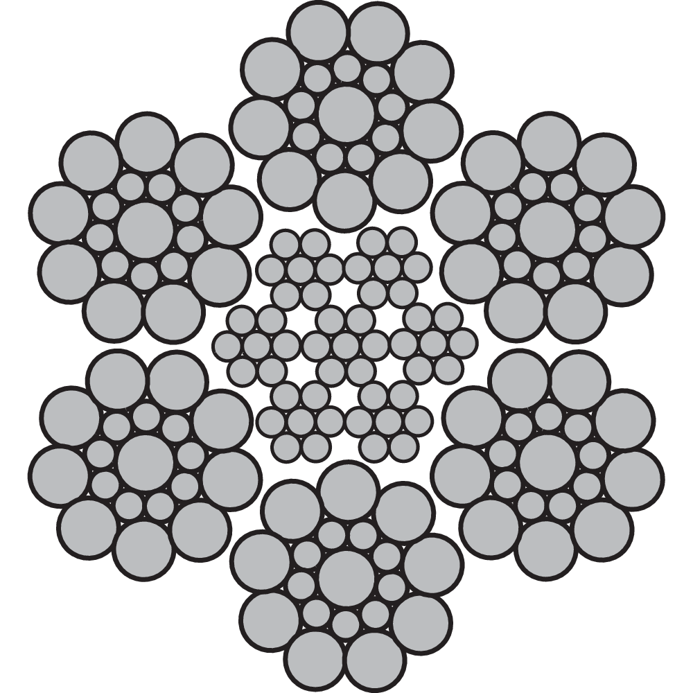 Steel Wire Rope 6x19S-IWRC | Mennens Netherlands